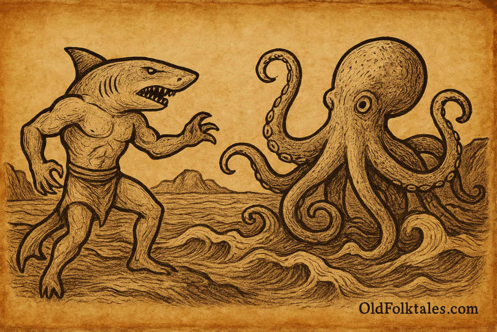 Dakuwaqa: The Fijian Shark-god | OceanianFolktales.com
