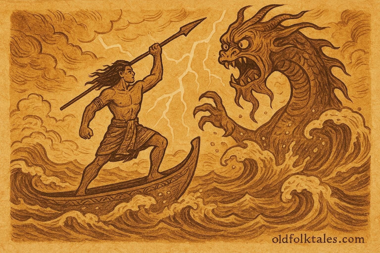 Tafa‘i: The Demigod of Winds and Storms | Tahitian Folktale