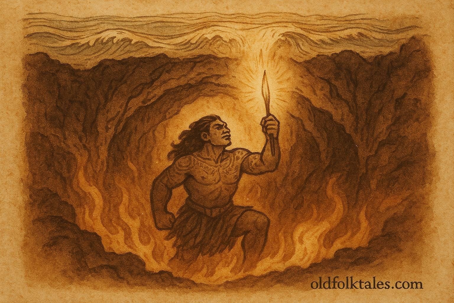 The Fire of Tonga: Polynesian Folktale