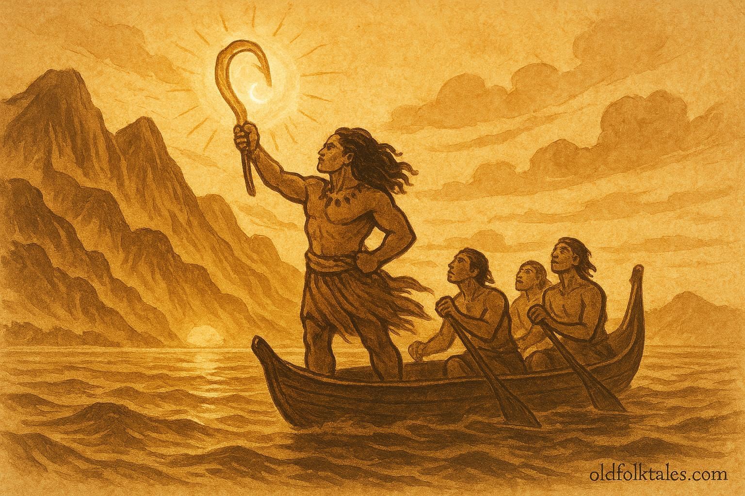 The Fishhook of Maui: Hawaiian Folktale
