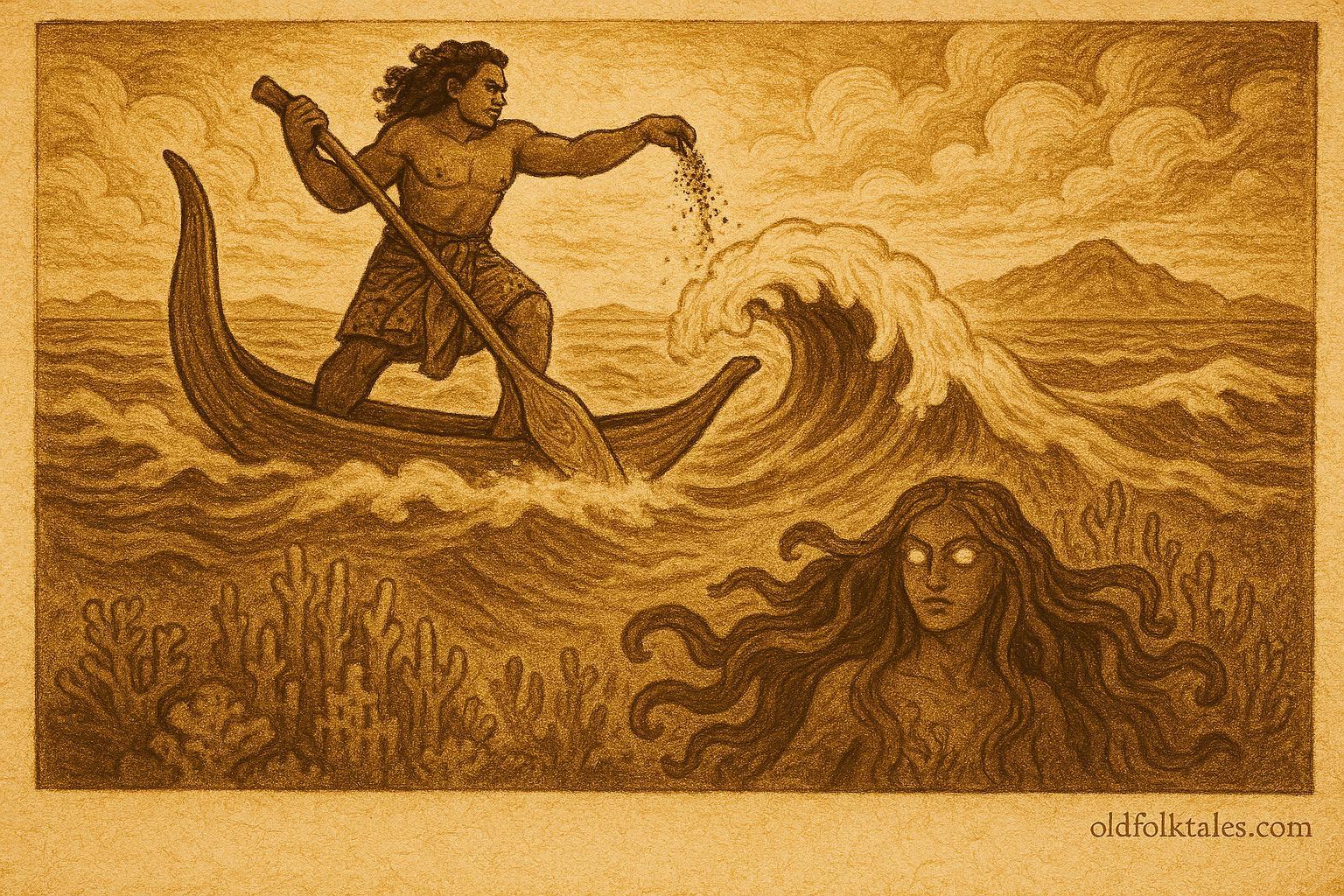 The Origin of the Sea Tides: Tongan Folktale